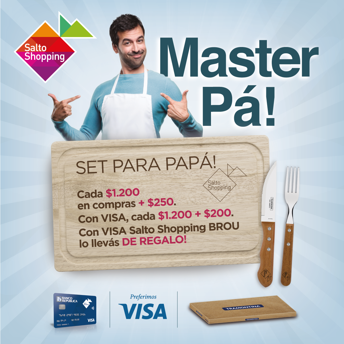 Salto Shopping Terminal | Promo Día del Padre (Finalizada)